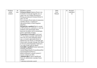 Proiect lectie roma | RTF