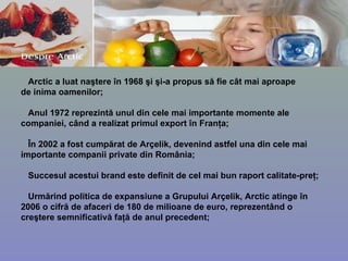 Proiect constructie de Marca - arctic | PPT