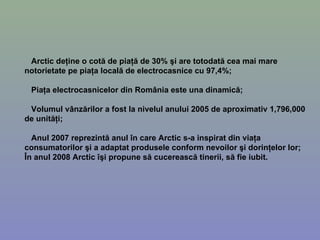 Proiect constructie de Marca - arctic | PPT