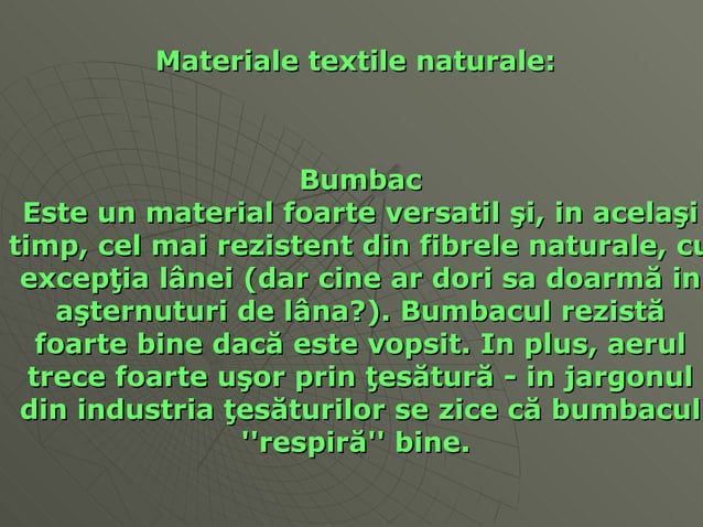 Proiect materiale sintetice si naturale - Echipa 2 | PPT