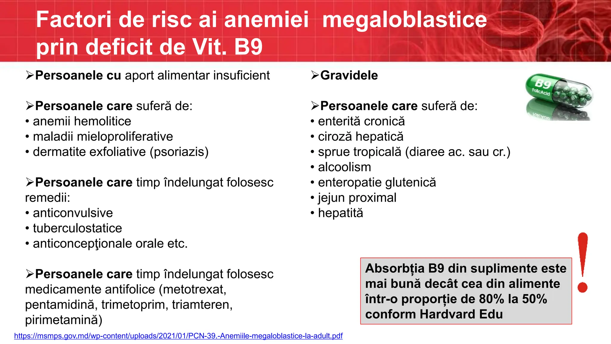 Proiect MCS UMFCD Anemia Megaloblastica.pptx