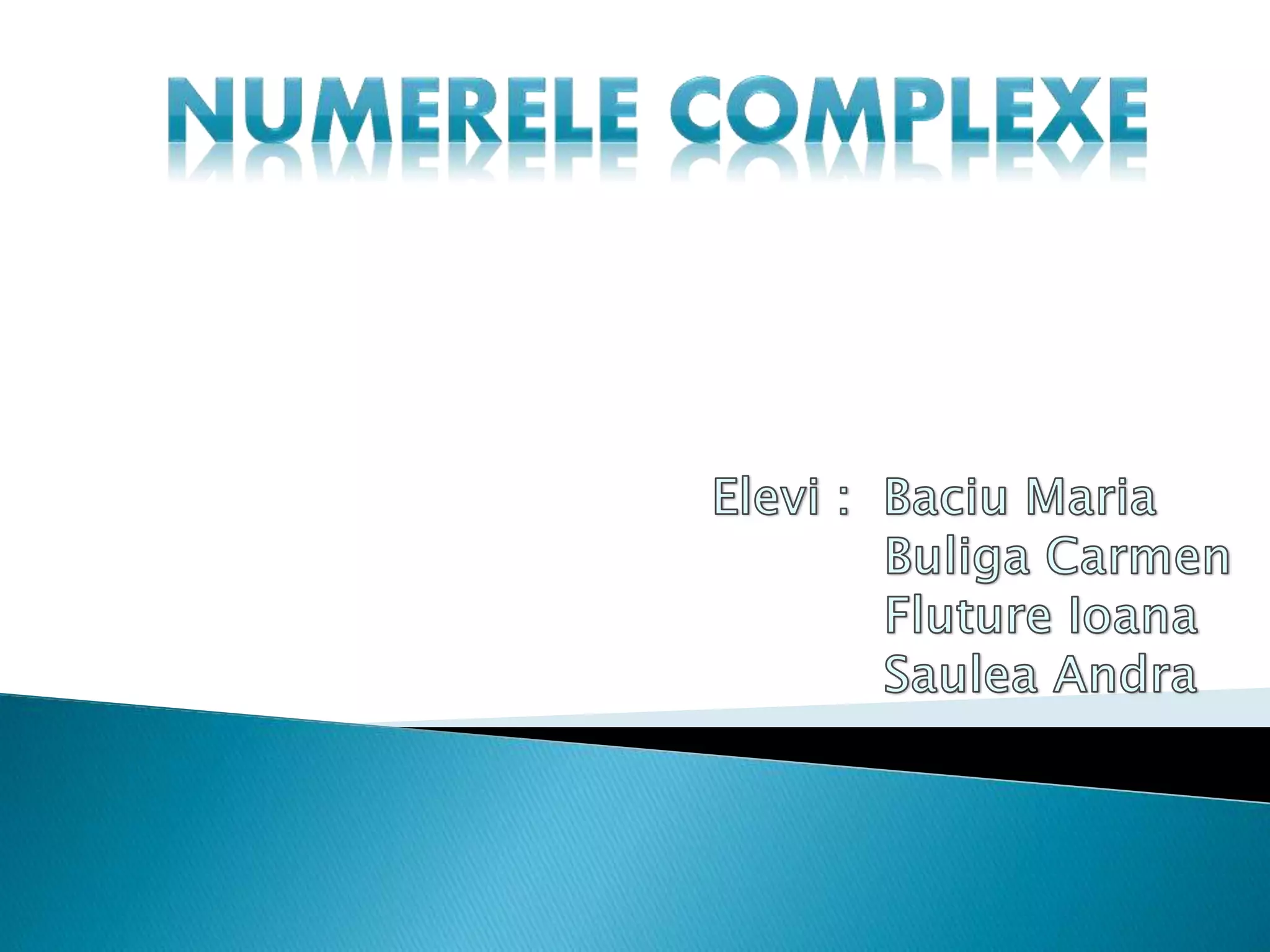 Proiect nr complexe (1) | PPTX