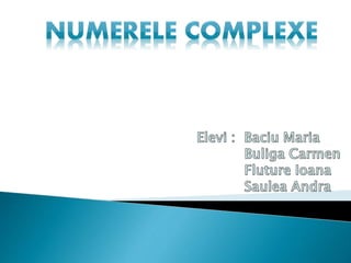 Proiect nr complexe (1) | PPTX