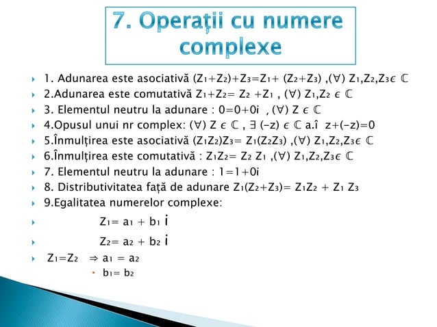 Proiect nr complexe (1) | PPTX