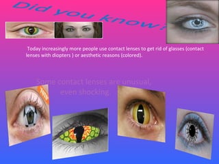 P roiect ochiul dogariu cerasela | PPT