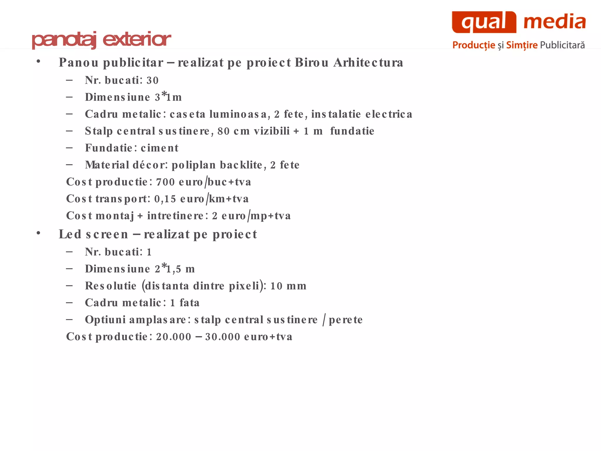 Proiect Panotaj Exterior | PPT