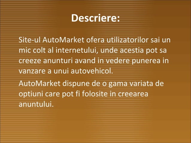 Proiect programare web | PPT