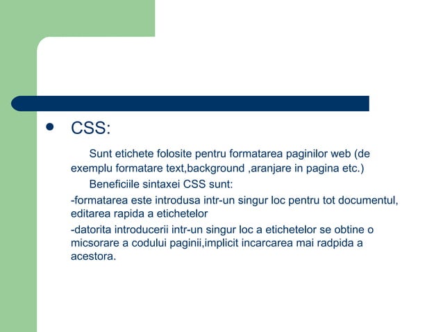 Proiect programare web | PPT