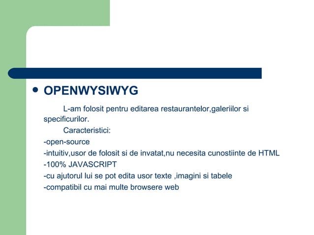 Proiect programare web | PPT