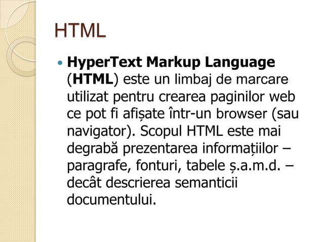 Proiect programare web | PPT