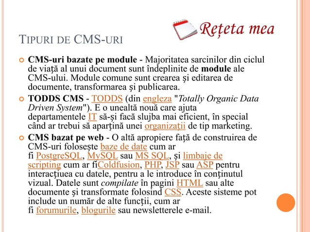 Proiect programare web | PPT