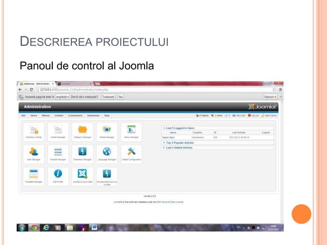 Proiect programare web | PPT
