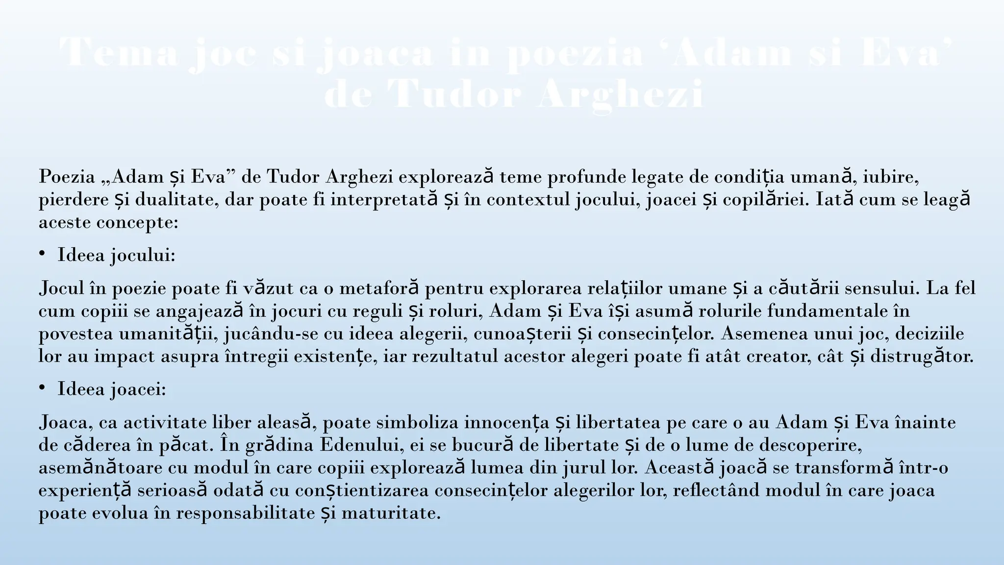 proiect romana.pptx joc si joaca powerpoint | PPTX