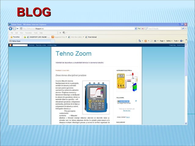 Proiect tic a_2b_plosnita_lacramioara | PPT