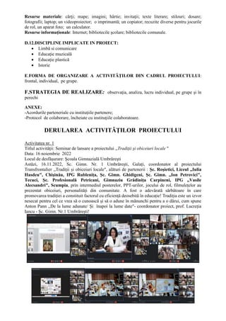 Proiect_TRADITII SI OBICEIURI LOCALE 2023_ raport narativ.doc