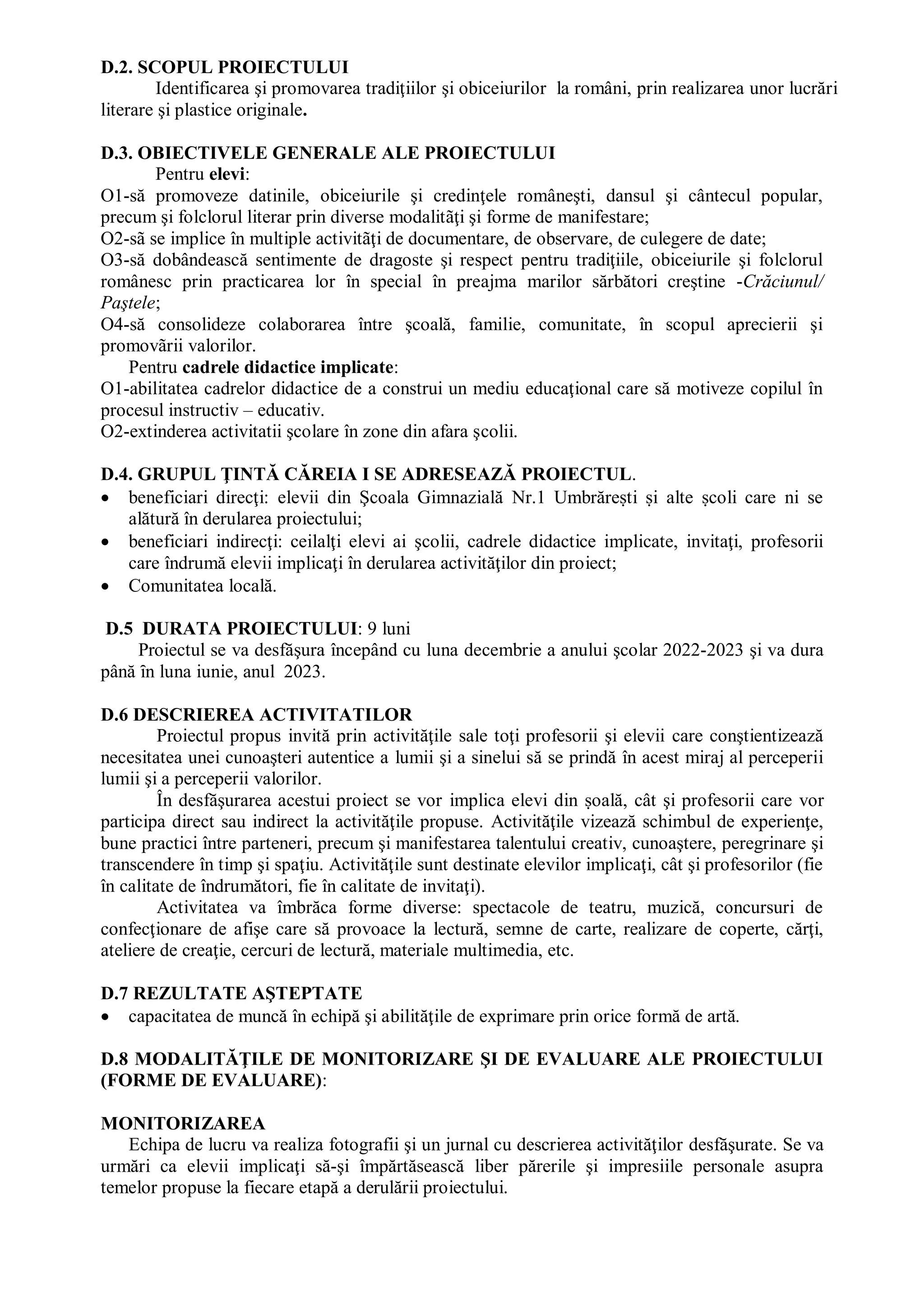 Proiect_TRADITII SI OBICEIURI LOCALE 2023_ raport narativ (1).pdf