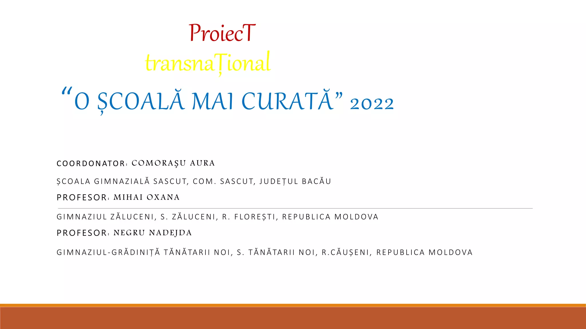 Proiect transnational ,,Educație on-line fără hotare,,.pptx