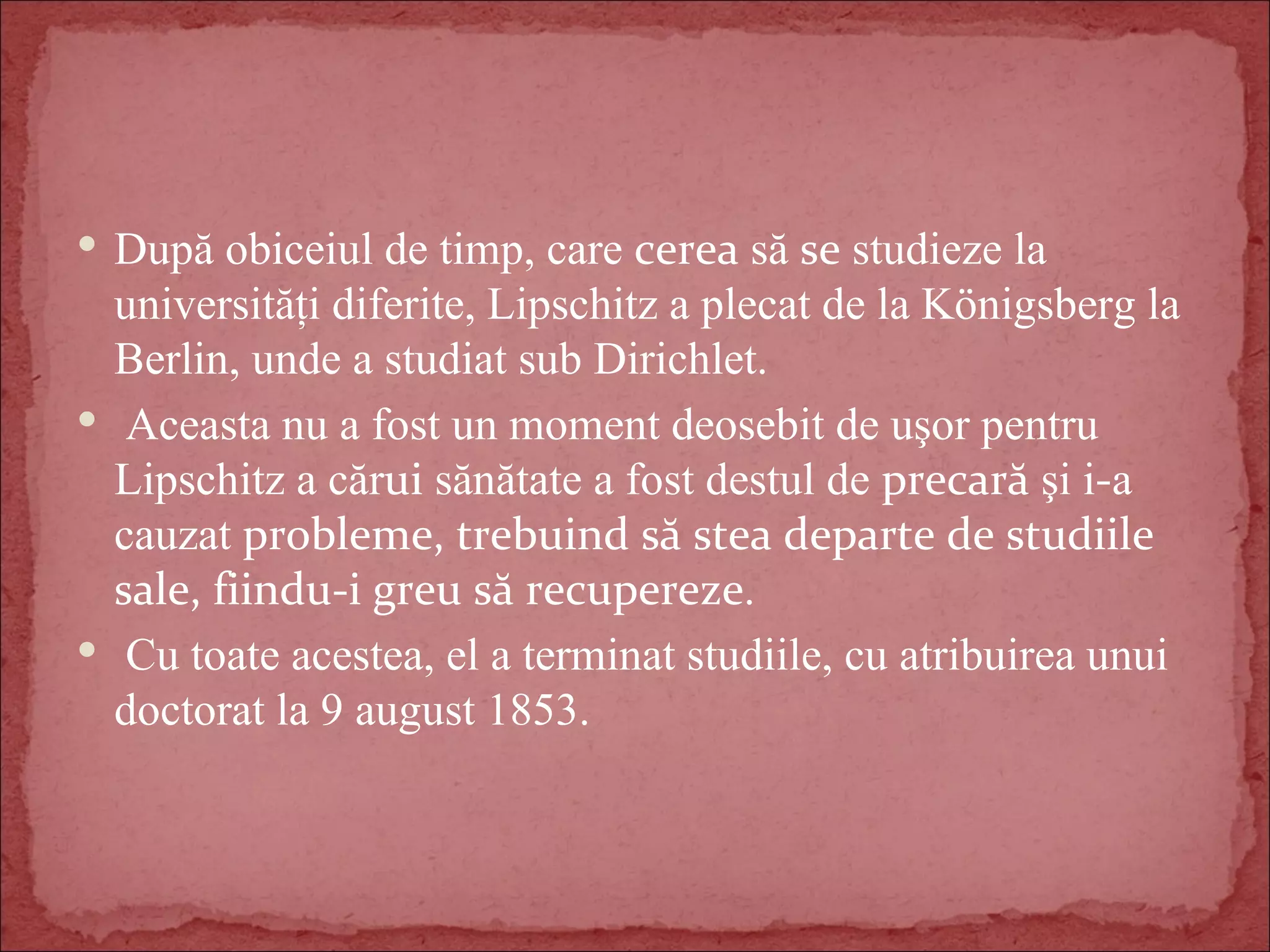 Rudolf Otto Sigismund Lipschitz | PPT