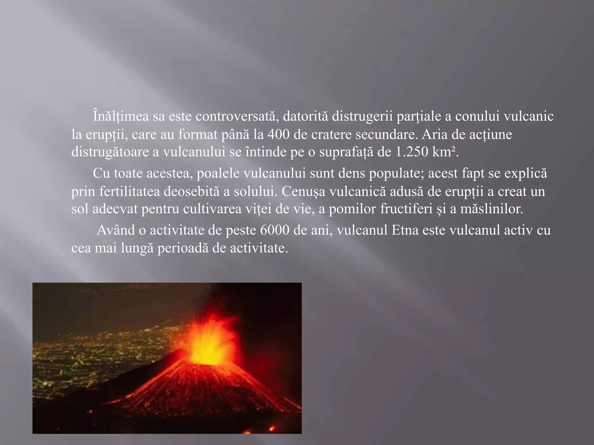 Proiect vulcan Etna | PPTX