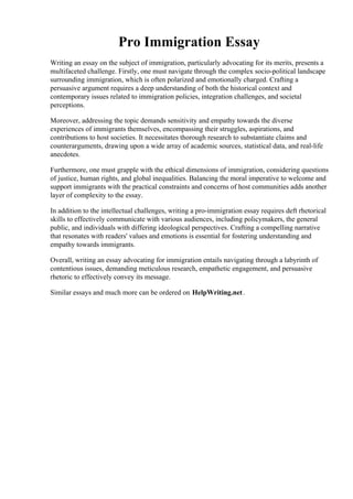 Pro Immigration Essay.pdf