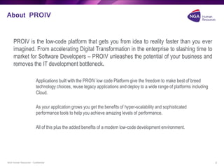 Discovering dashboards with the Low Code PROIV platform | PPTX ...
