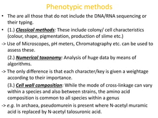 Introduction to Modern Biosystemaics for Fungal Classification | PPTX