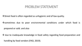 food safety knowledge, attitude and hygienic practices of food vendors ...