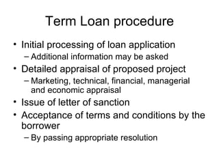 Proj.fin.term+loan | PPT
