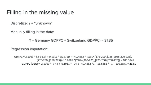 CS 548 KNOWLEDGE DISCOVERY AND DATA MINING Project 1 | PPT