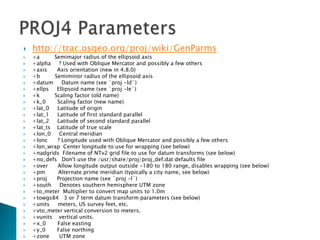 Proj4를 이용한 좌표계 변환 | PPTX