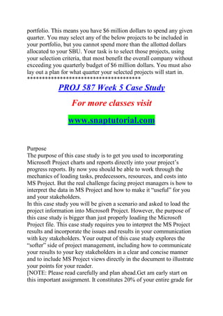 Proj 587 Enhance teaching / snaptutorial.com