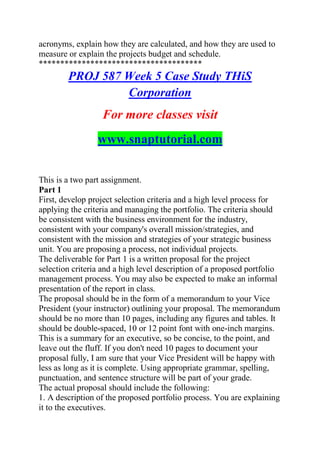 Proj 587 Enhance teaching / snaptutorial.com