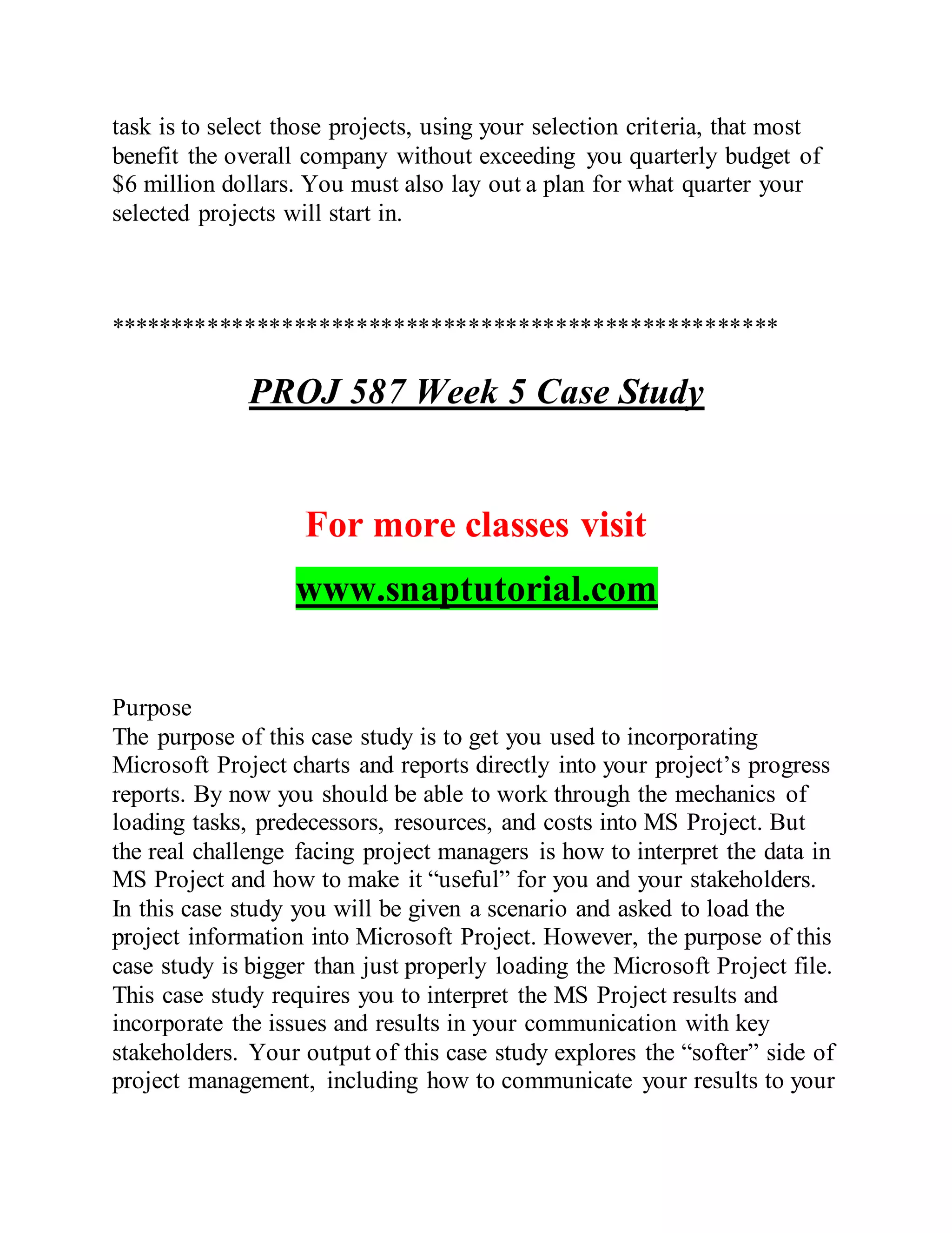 Proj 587 Education Redefined - snaptutorial.com