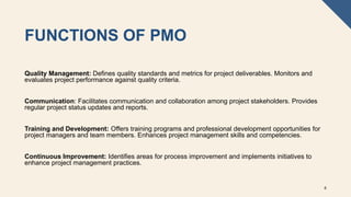 Different types and functions of a PMOs. | PPT