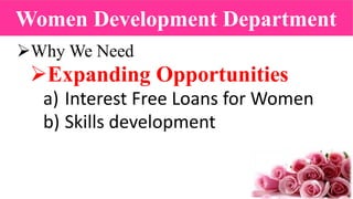 Women Development Department in pakistan | PPTX