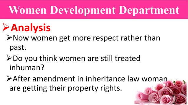 Women Development Department in pakistan | PPTX