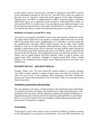dna and rna Viruses | DOC