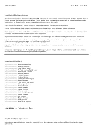 Proje yonetimi-odevi | PDF