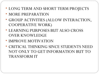 project work on internet | PPT
