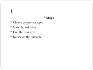 project work on internet | PPT