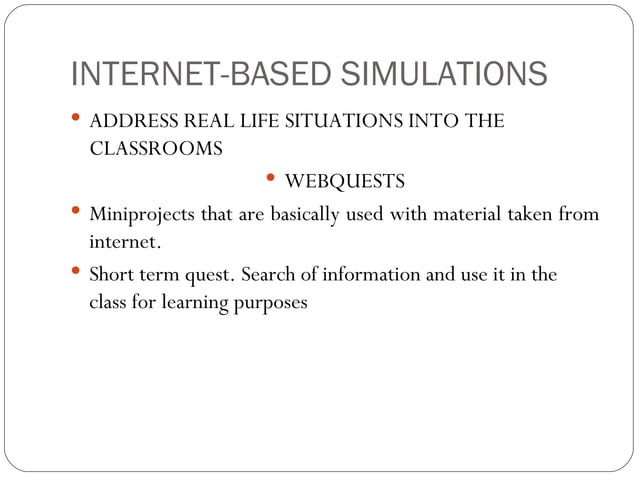 project work on internet | PPT