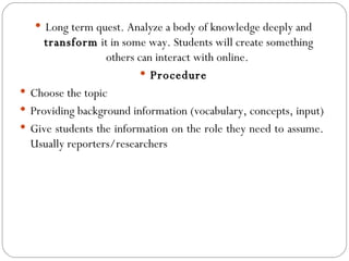 project work on internet | PPT