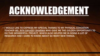 PROJECT.pdf PHYSICAL EDUCATION yoga fitness | PDF