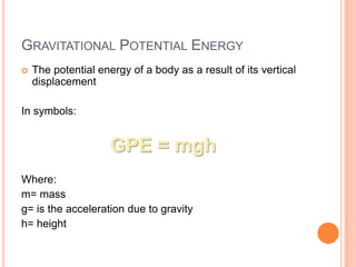 Work, Energy, Power, Simple Machines | PPTX