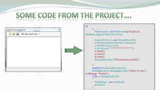 Project: Call Center Management | PPSX