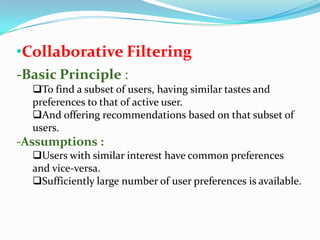Spatially Aware Recommendation System | PPT