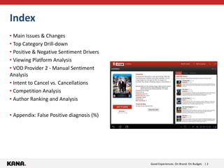 Social Media Insights for VOD Provider | PPT