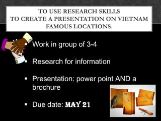 Vietnamese Culture Project | PPTX