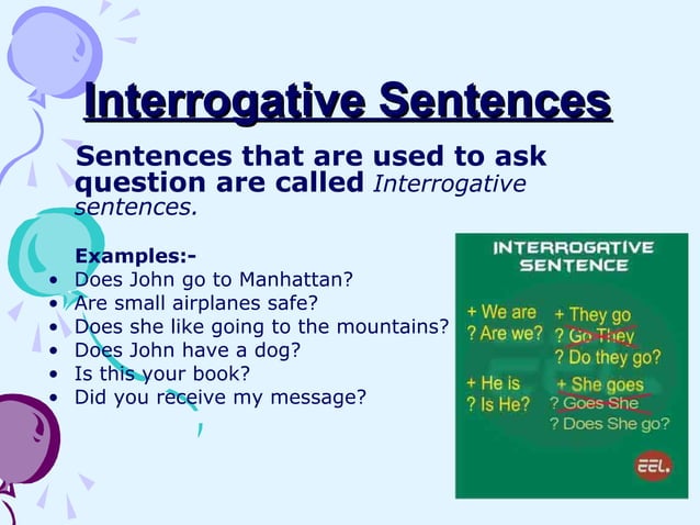 Interrogative sentences,adverbs,adjectives, pronouns | PPT
