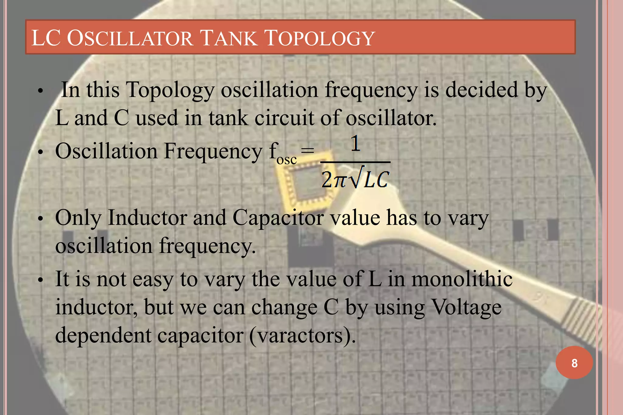 design and analysis of voltage controlled oscillator | PPTX